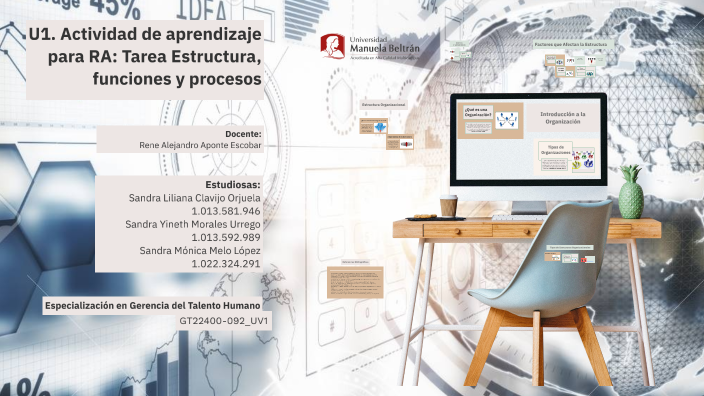 U1. Actividad de aprendizaje para RA: Tarea Estructura, funciones y procesos by Sandra Melo on Prezi