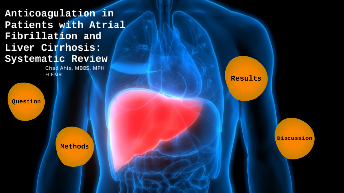 Anticoagulation for Patients with Atrial Fibrillation and Liver ...