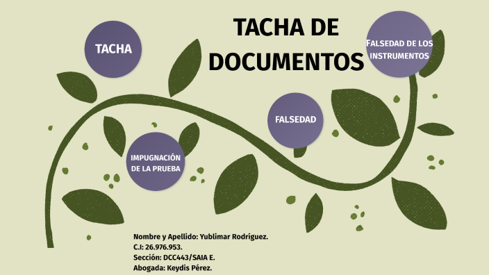 TACHA DE DOCUMENTOS by Yublimar Rodriguez on Prezi