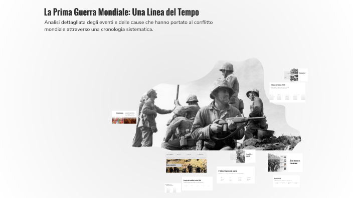 La Prima Guerra Mondiale: Una Linea del Tempo by Simona Coppola on Prezi