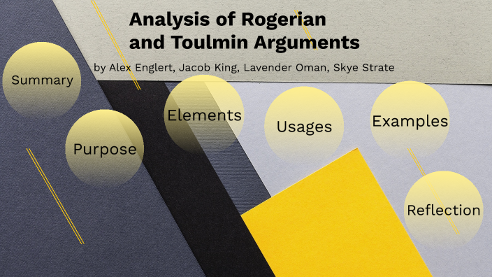 Comparison of Argumentative Models by Skye Strate on Prezi