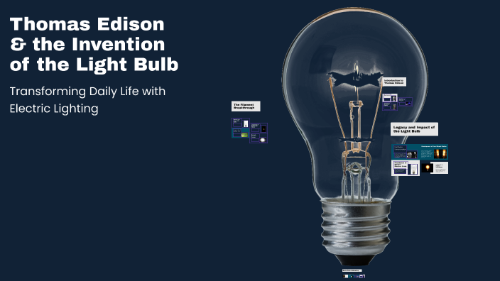 Thomas Edison & the Invention of the Light Bulb by GDUCGSSFDS FDFSFDS ...