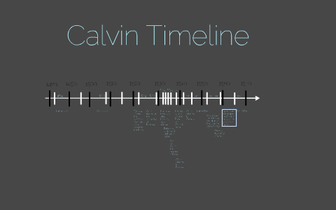 Calvin Timeline by Lily McGill