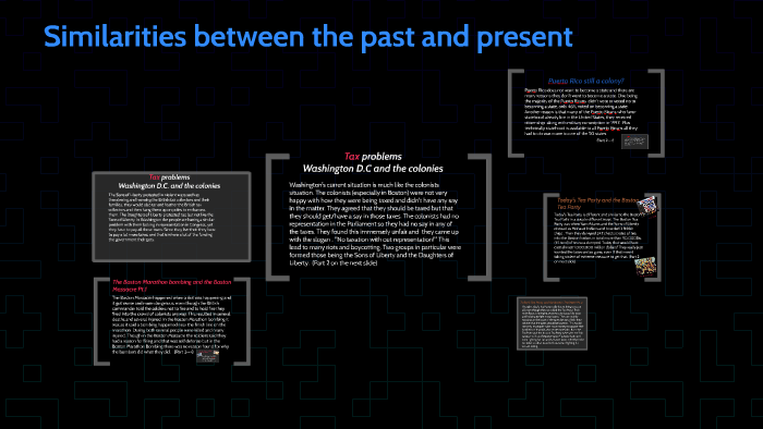 Similarities between the past and present by Grace Mcgowan on Prezi