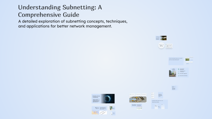 Understanding Subnetting: A Comprehensive Guide by Andi Nurkhalizah on Prezi