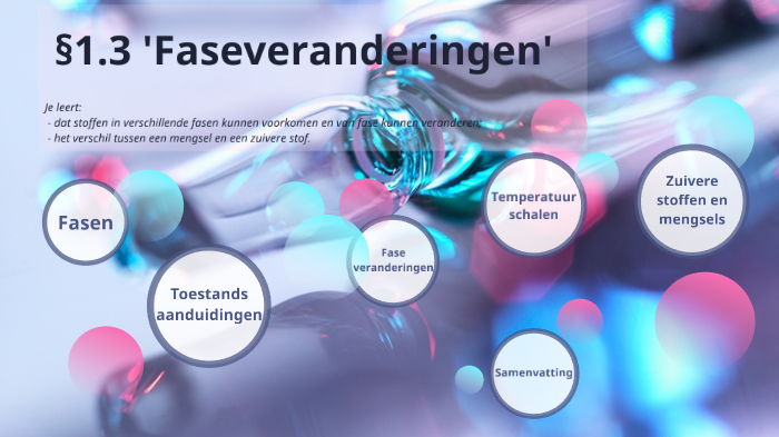 §1.3 'Faseveranderingen' by Jorrit Faes on Prezi