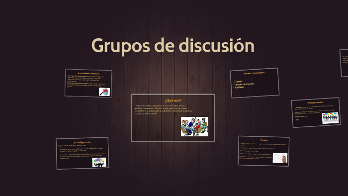 Grupos de discusión by Santiago Ramirez on Prezi