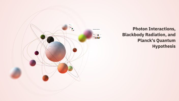 Photon Interactions, Blackbody Radiation, and Planck's Quantum ...