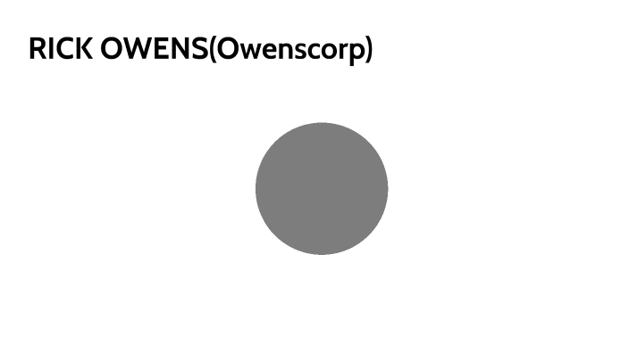RICK OWENS(Owenscorp) by Eli'sha Willingham on Prezi