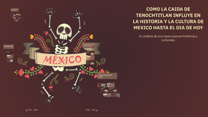 COMO LA CAIDA DE TENOCHTITLAN INFLUYE EN LA HISTORIA Y LA CULTURA DE ...