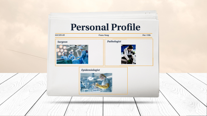 Final Assignment: Future Opportunity Personal Profile by FRANZ YANG on ...