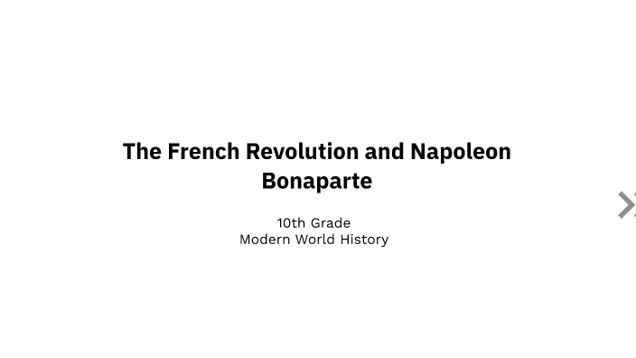 The French Revolution and The Rise of Napoleon Bonaparte by Brody ...