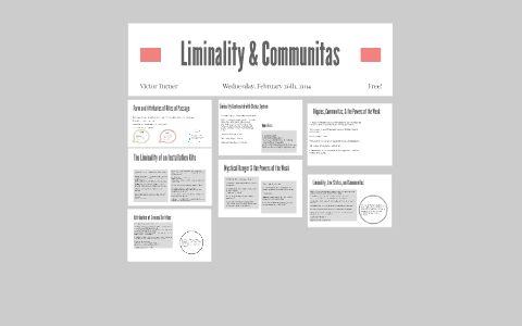 Liminality & Communitas by on Prezi