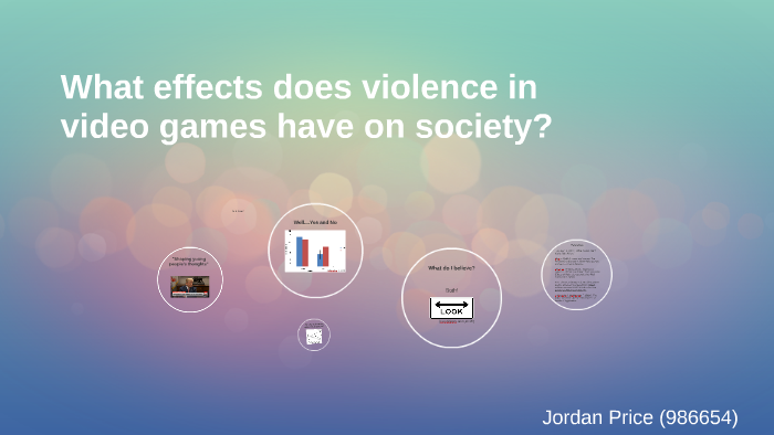 What effects does violence in video games have on society? by Jordan ...