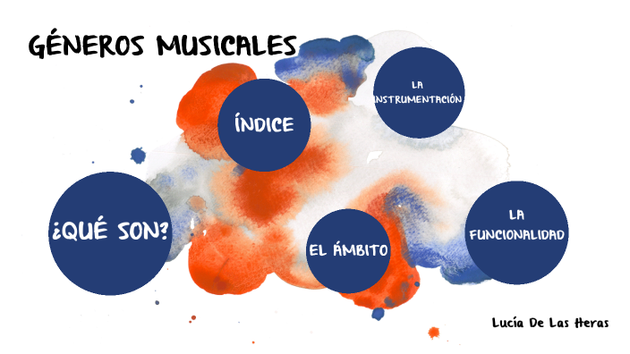 LOS GÉNEROS MUSICALES by Lucía De Las Heras on Prezi