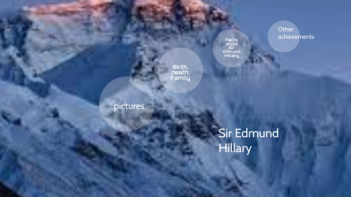 Sir Edmund Hillary by Matilda Sleeman on Prezi