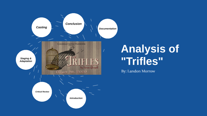 Analysis of "Trifles" by Landon Morrow on Prezi