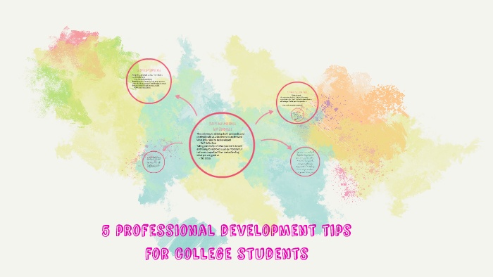 5 professional development tips for college students by Kendall O'Donnell on Prezi