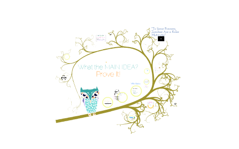 IWBAT Outline Main Idea and Supporting Details from an Informational ...