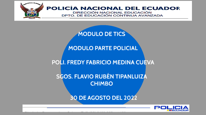 Parte Policial by Fabricio Cueva on Prezi