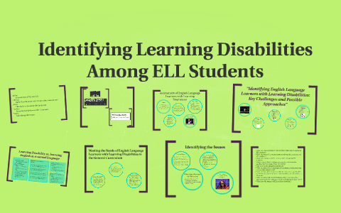 Identifying Learning Disabilities Among ELL Students by Maria Photiades ...
