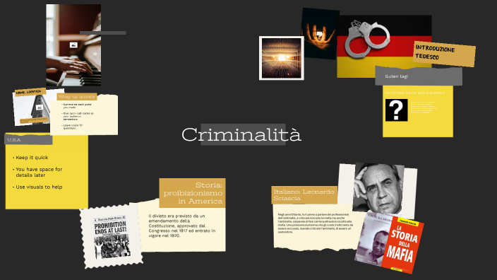 La Criminalità by lisa ciccarelli on Prezi