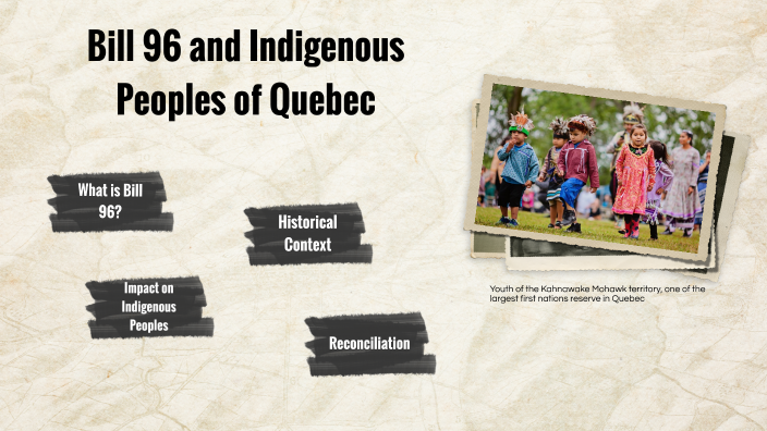 Bill 96 and Indigenous Peoples by M T on Prezi