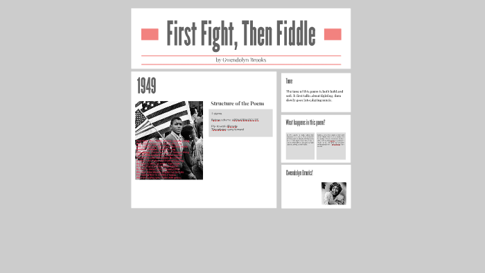 First Fight, Then Fiddle by cait love on Prezi