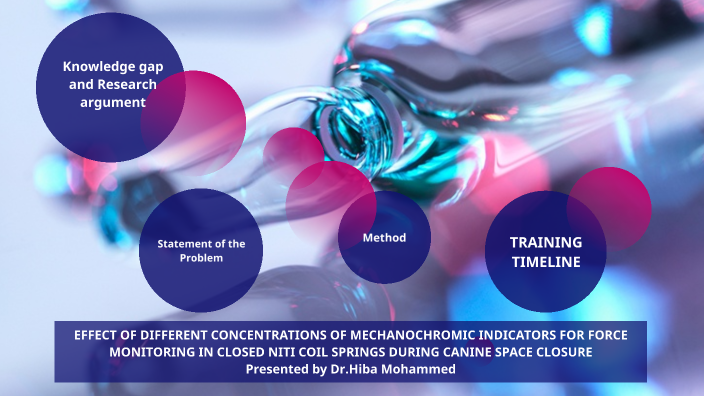 EFFECT OF MECHANOCHROMIC INDICATORS FOR FORCE MONITORING IN CLOSED NITI ...