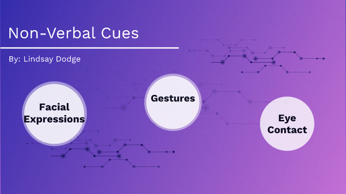 Non-Verbal Cues by Lindsay Dodge on Prezi