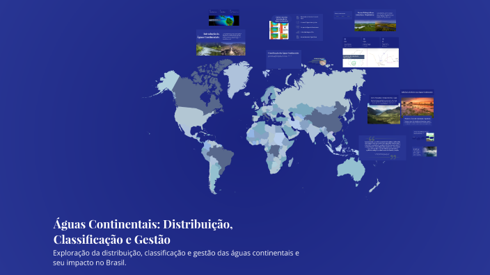 Águas Continentais: Distribuição, Classificação e Gestão by Marya ...