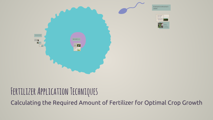 Fertilizer Application Techniques by Muhammed Saeed on Prezi