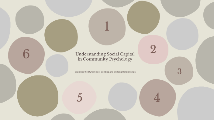 Understanding Social Capital in Community Psychology by SANGEETHA R on ...