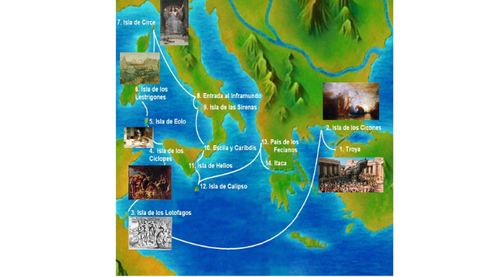 La odisea mapa by music time on Prezi