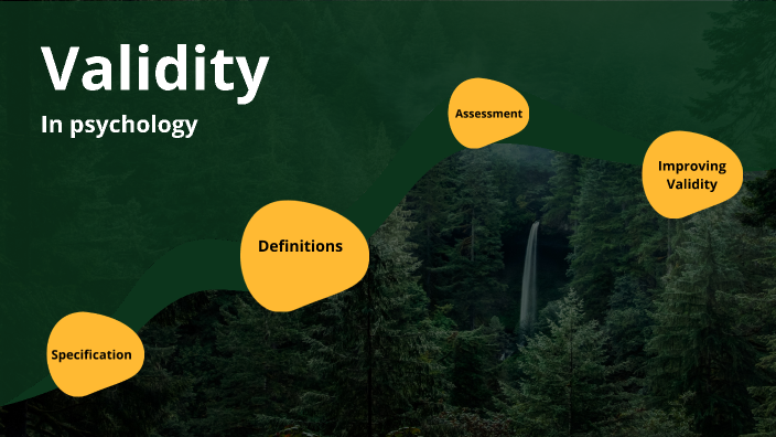 Validity In Psychology by Poorna Varma on Prezi