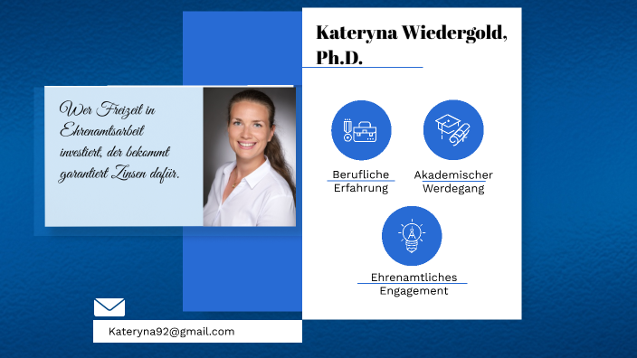 CV Ehrenamt by Katja B on Prezi