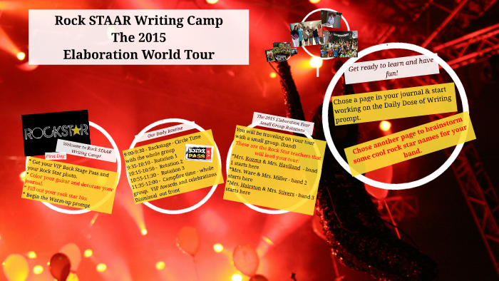 Rock STAAR Writing Camp by Sherrie Berry on Prezi