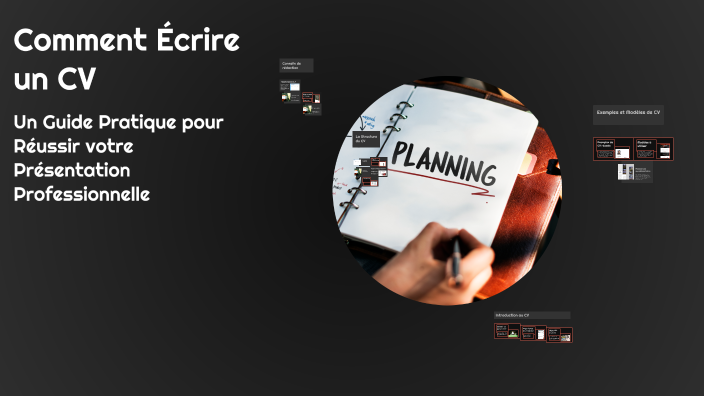 Comment Écrire un CV by h_ aachak on Prezi