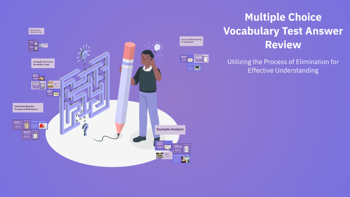Multiple Choice Vocabulary Test Answer Review by Kedeshia Constantine ...