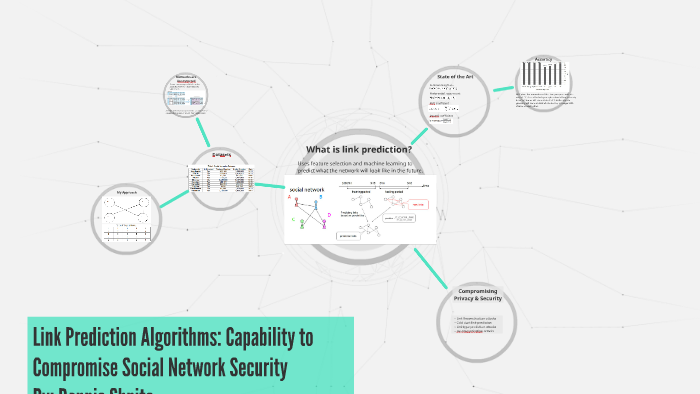Link Prediction Algorithms: Capability to Compromise Social Network Security by Dennis S on Prezi