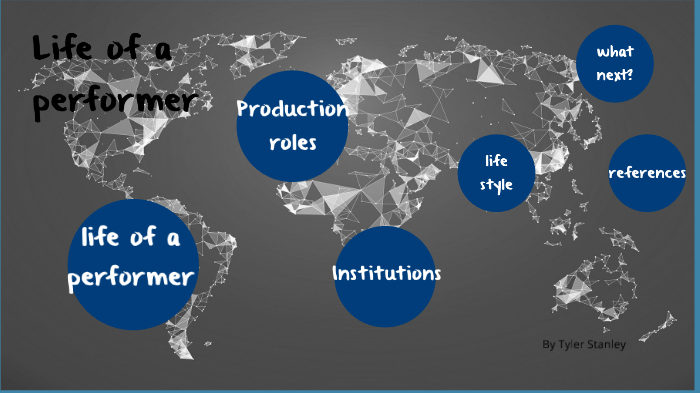 life of a performer by tyler stanley on Prezi