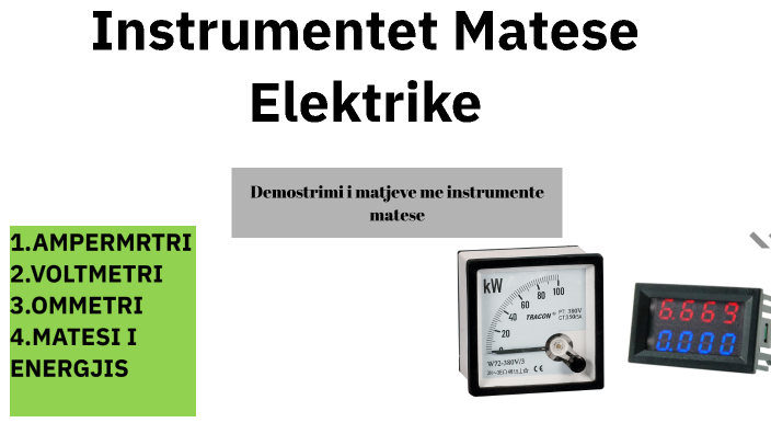 Instrumentet Matese Elektrike by Lejla Belaj on Prezi
