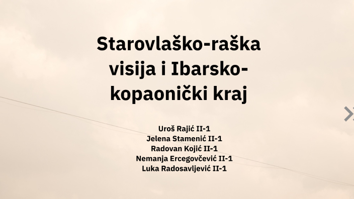 History of Serbia by Uros Rajic on Prezi