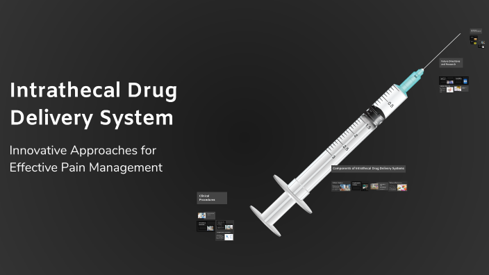 Intrathecal Drug Delivery System by Sumaya shaik on Prezi