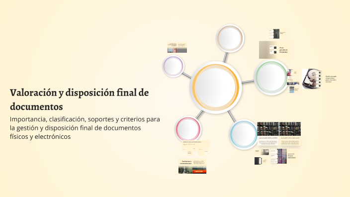 Valoración y disposición final de documentos by luisa rondon on Prezi