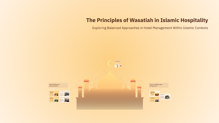 The Principles of Wasatiah in Islamic Hospitality by Farisya Zafirah on ...
