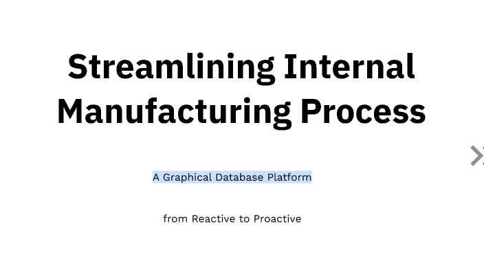 Internal Manufacturing Process by Romeo Jr. Duque on Prezi