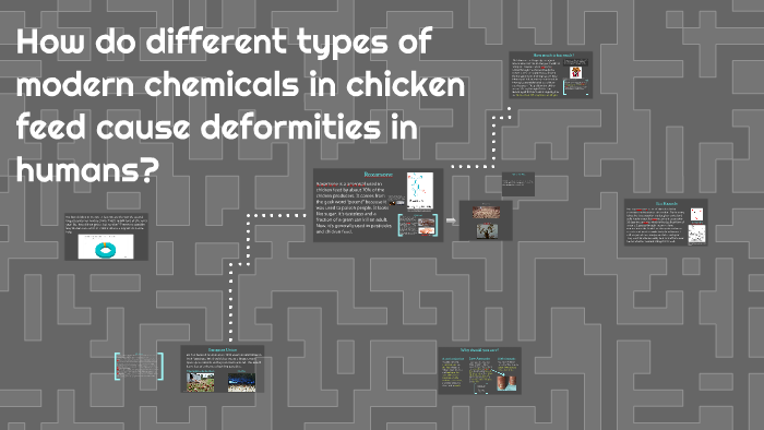 How do different types of modern chemicals in chicken feed c by Jade ...