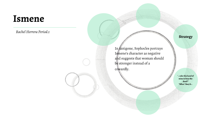 Ismene Character Analyizing by Rachel Herrera Gamino on Prezi