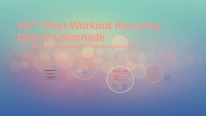 XS™ Post-Workout Recovery – Cherry Lemonade by keyton sloan